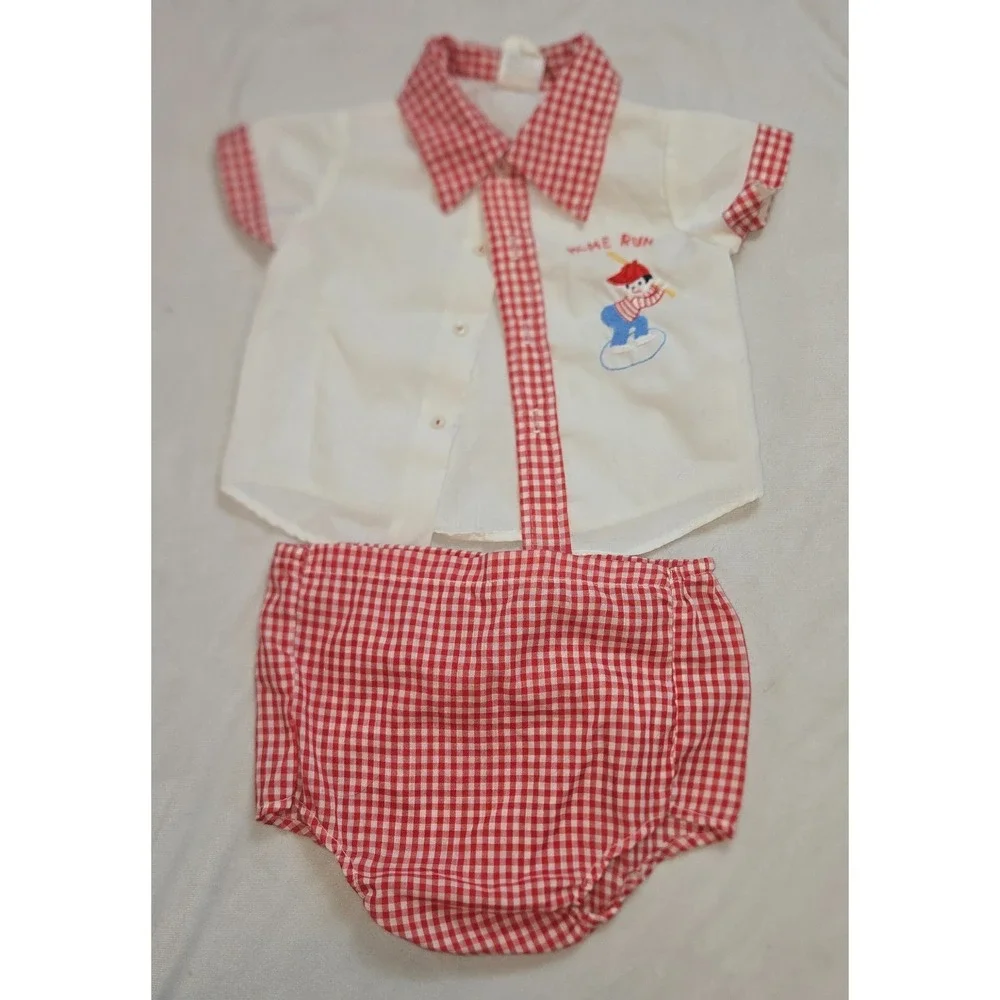 Matching Sets | Vintage Baby Boy Infant Sports Theme Outfits 612 M ...